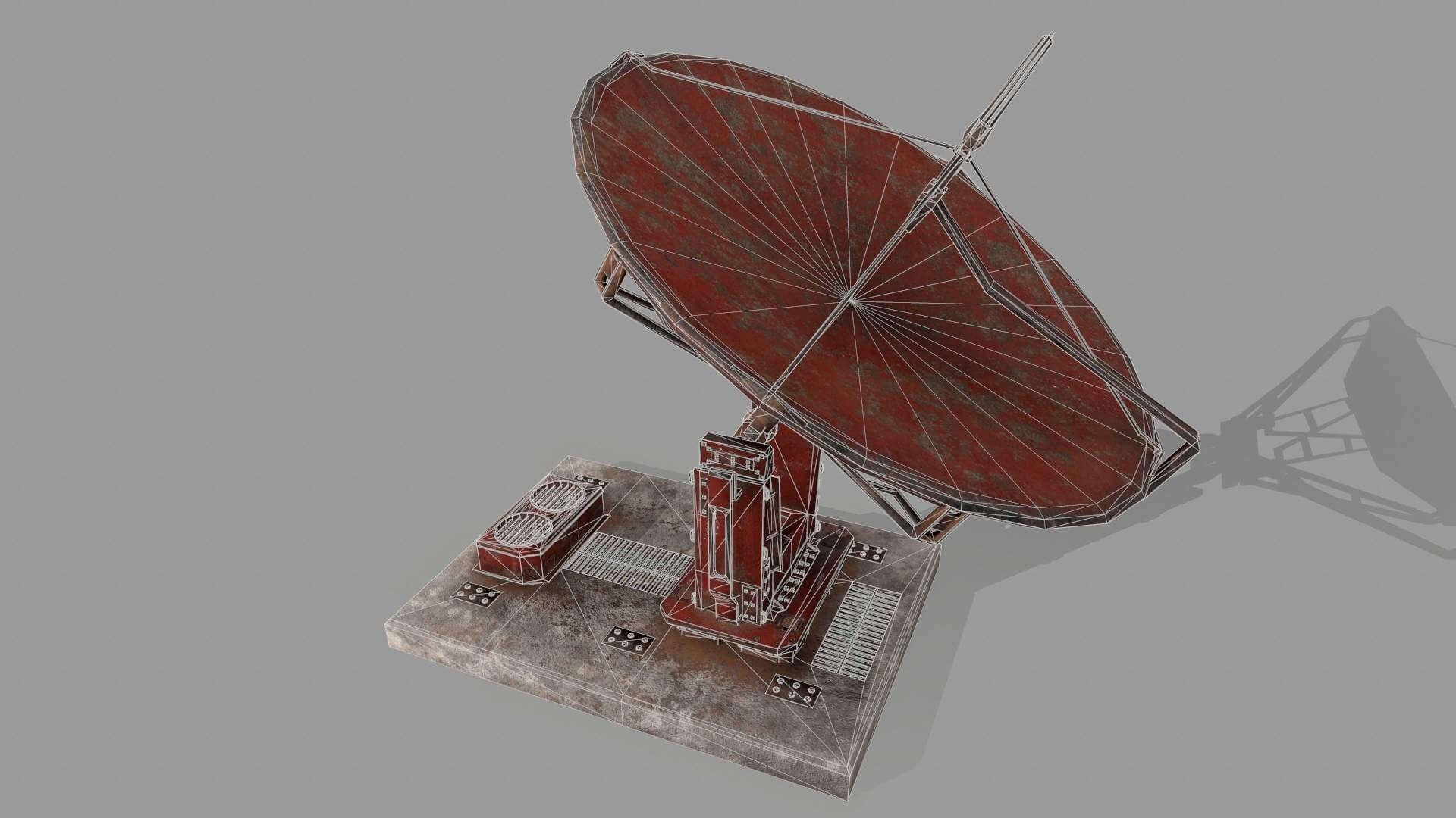 Satellite Dish - 3D Model by icekazim