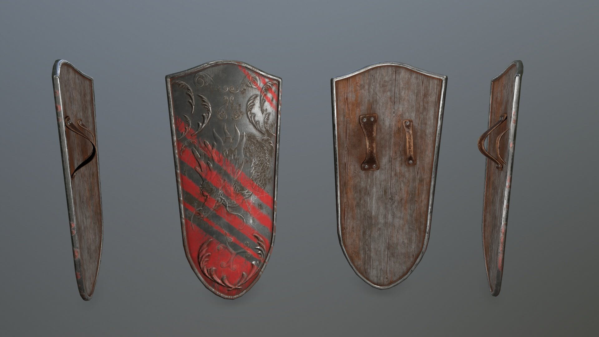 Shields - 3D Model by icekazim