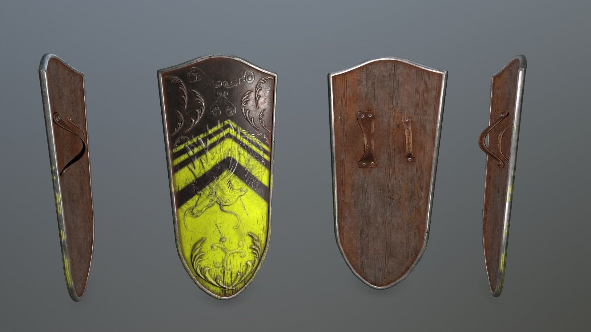 Shields - 3D Model by icekazim