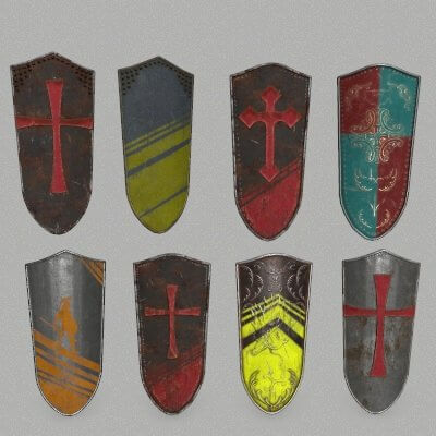 Shields - 3D Model by icekazim