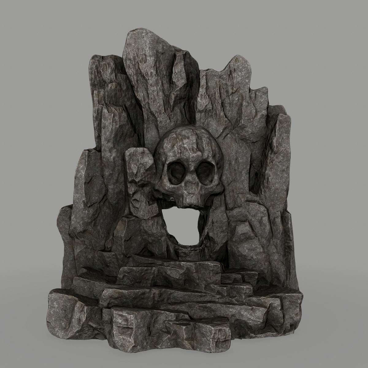 Skull Cave - 3D Model by icekazim