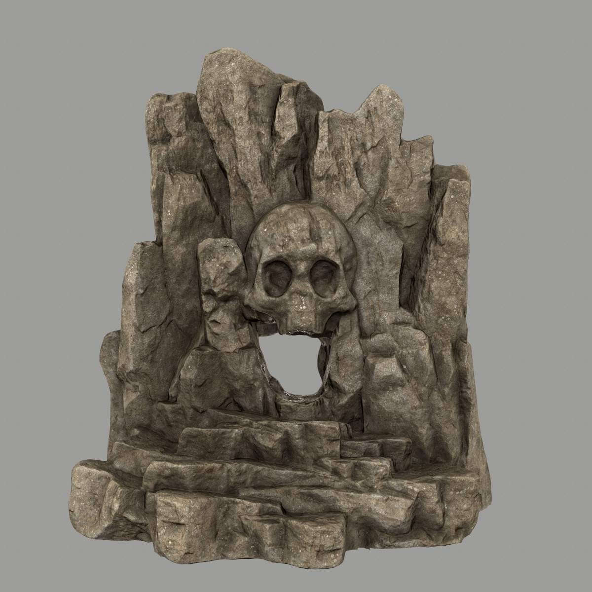Skull Cave - 3D Model by icekazim