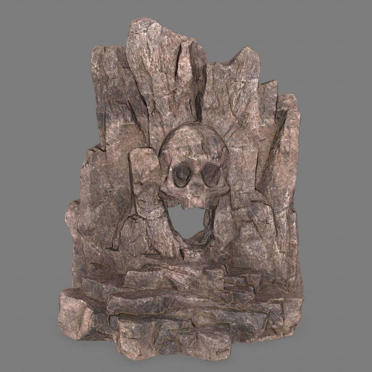 Skull Cave - 3D Model by icekazim