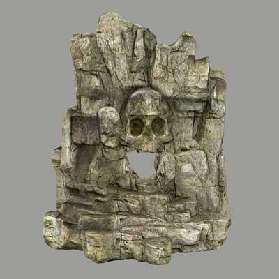 Skull Cave - 3D Model by icekazim
