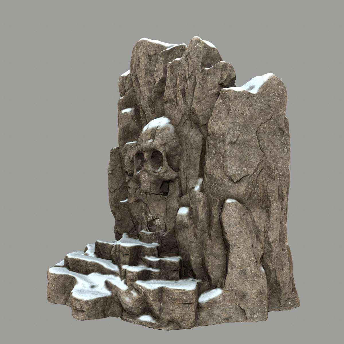 Skull Cave - 3D Model by icekazim