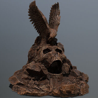 Skull Gate - 3D Model by icekazim