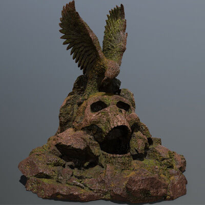 Skull Gate - 3D Model by icekazim