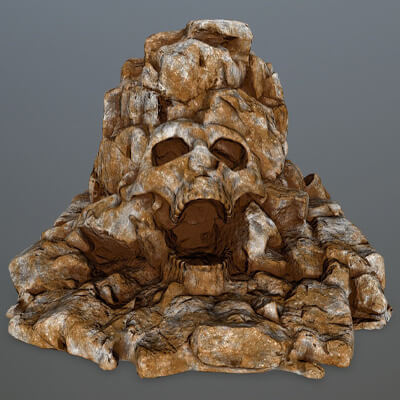 Skull Gate - 3D Model by icekazim