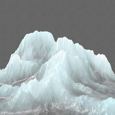 Snow Mountain - 3D Model by icekazim