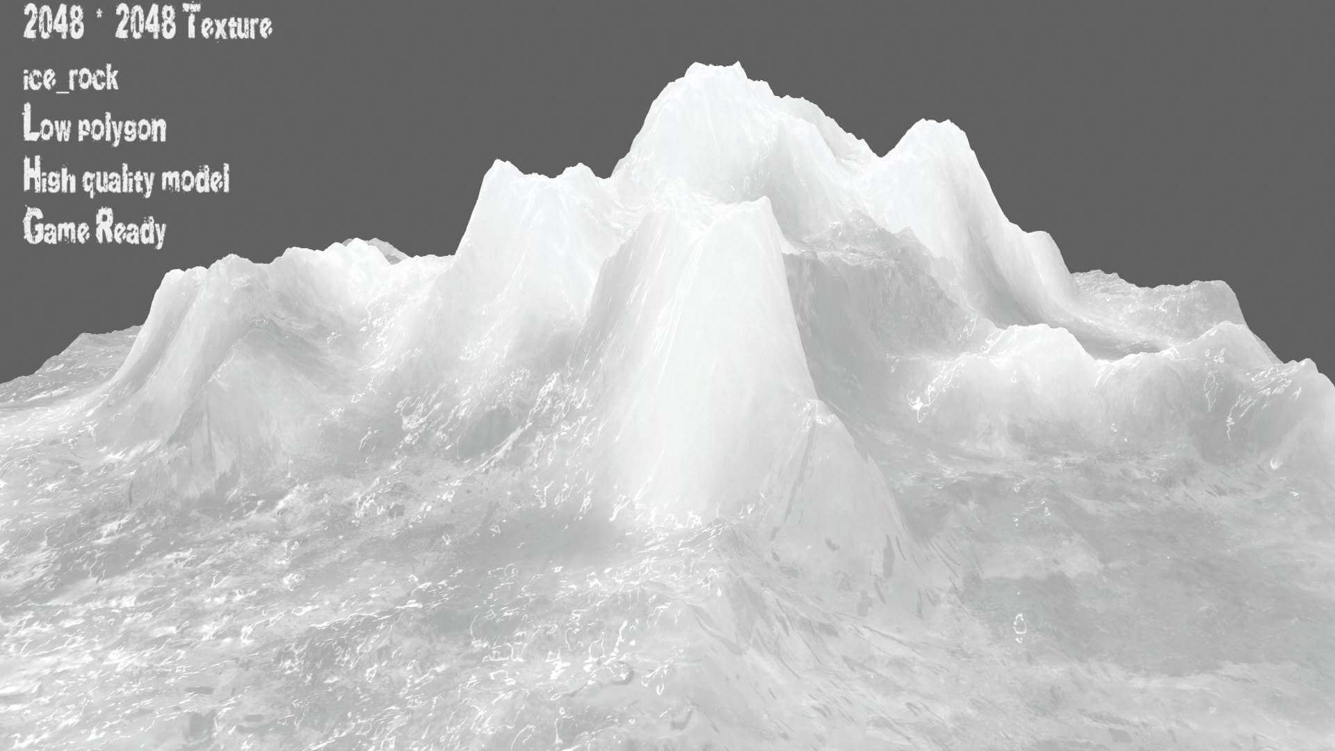 Snow Mountain - 3D Model by icekazim