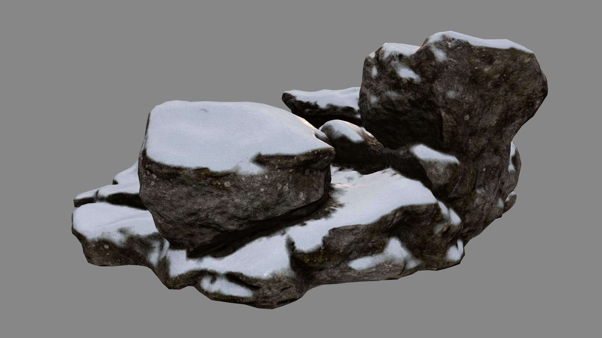 Snow Rock - 3D Model by icekazim