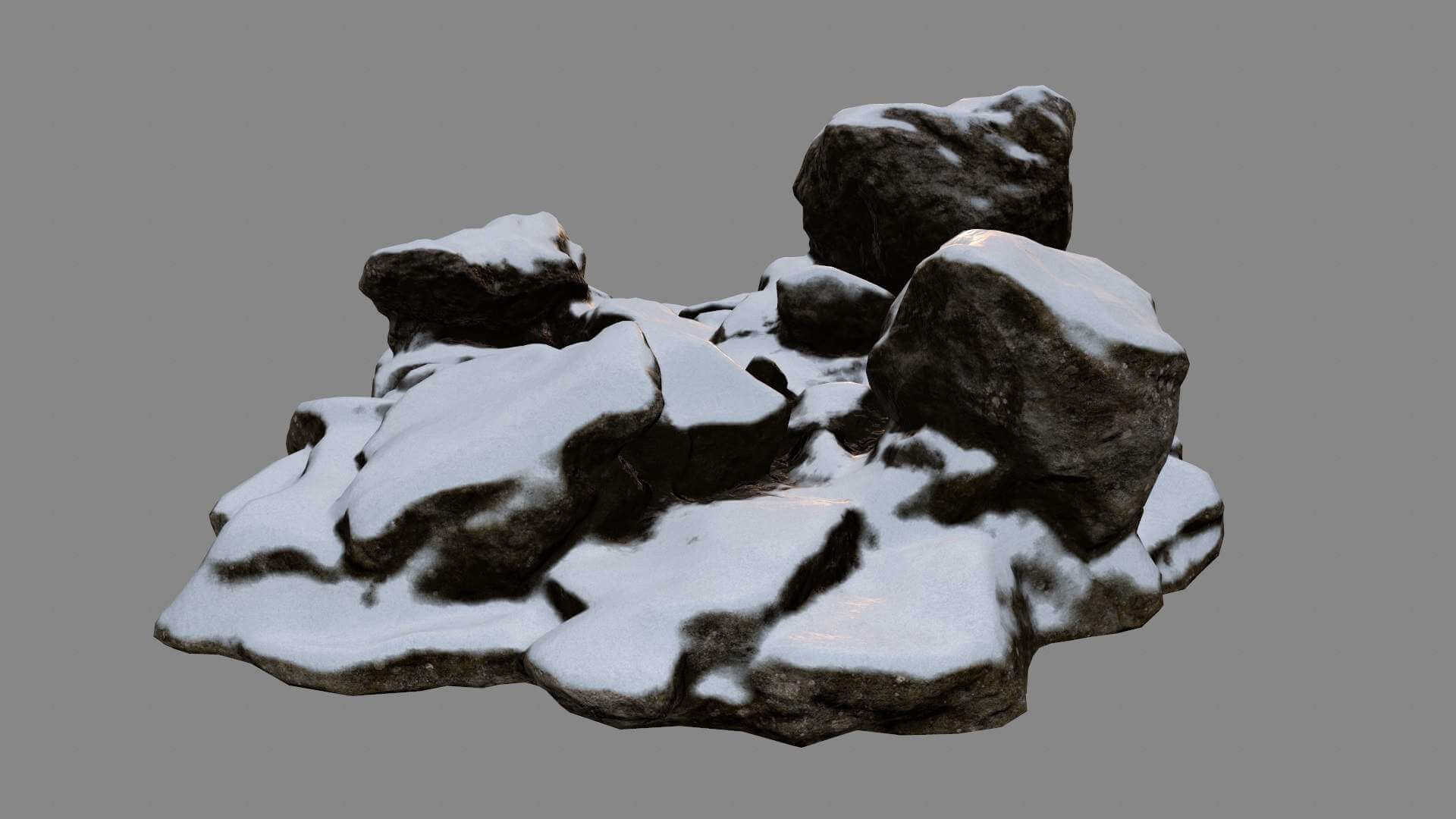 Snow Rock - 3D Model by icekazim