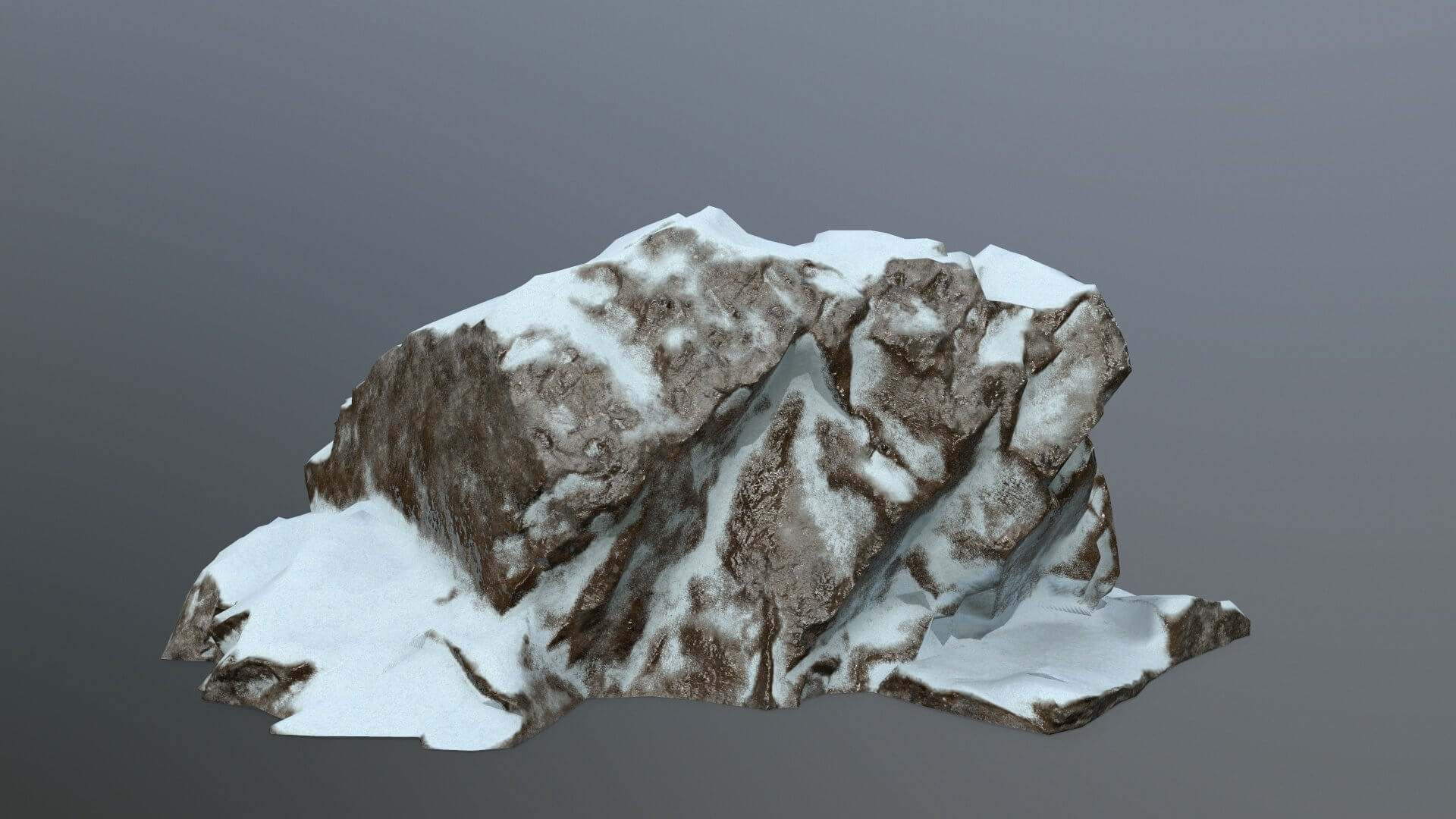 Snow Rocks - 3D Model by icekazim