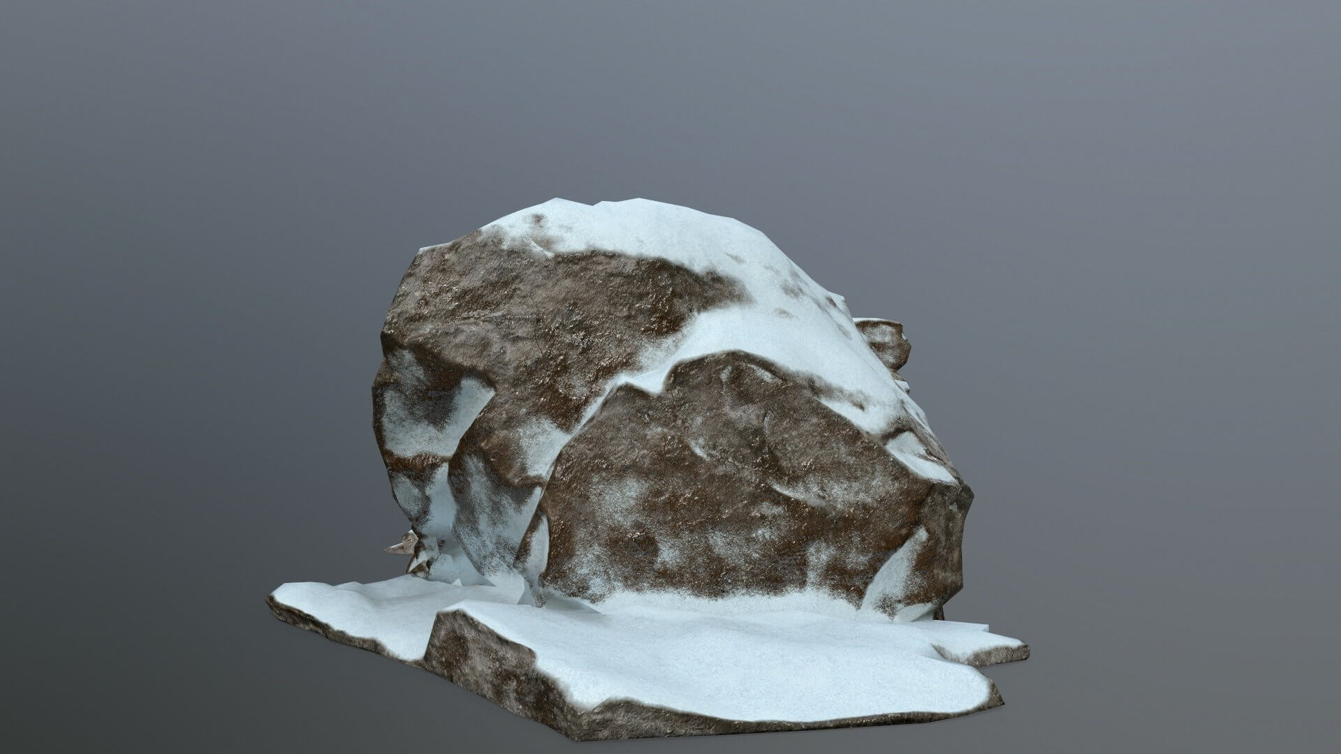 Snow Rocks - 3D Model by icekazim