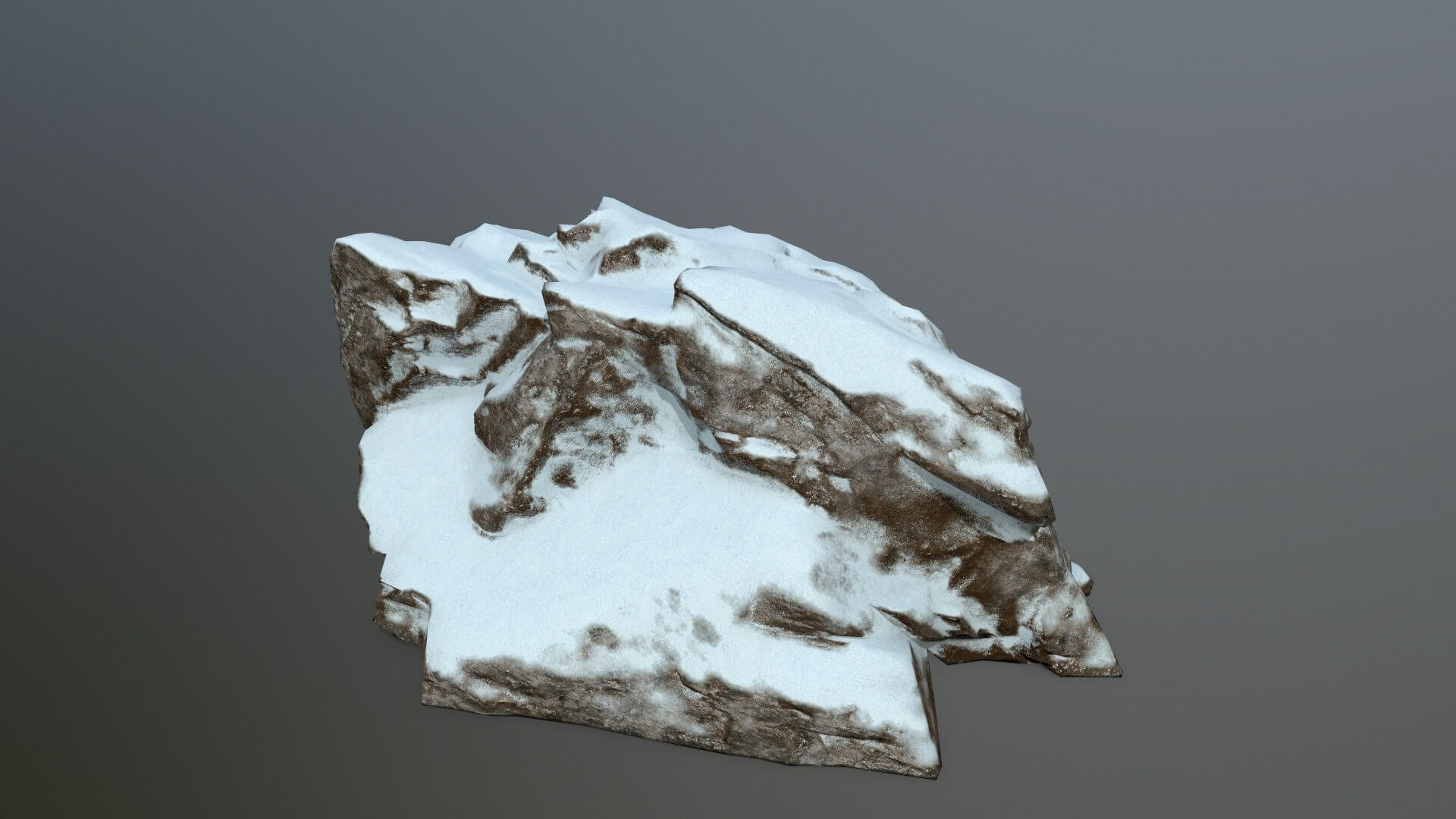 Snow Rocks - 3D Model by icekazim
