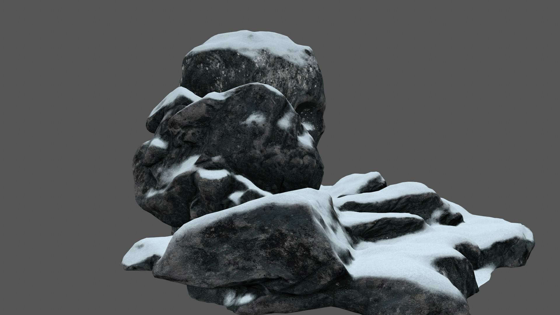 Snow Skull Cave - 3D Model by icekazim