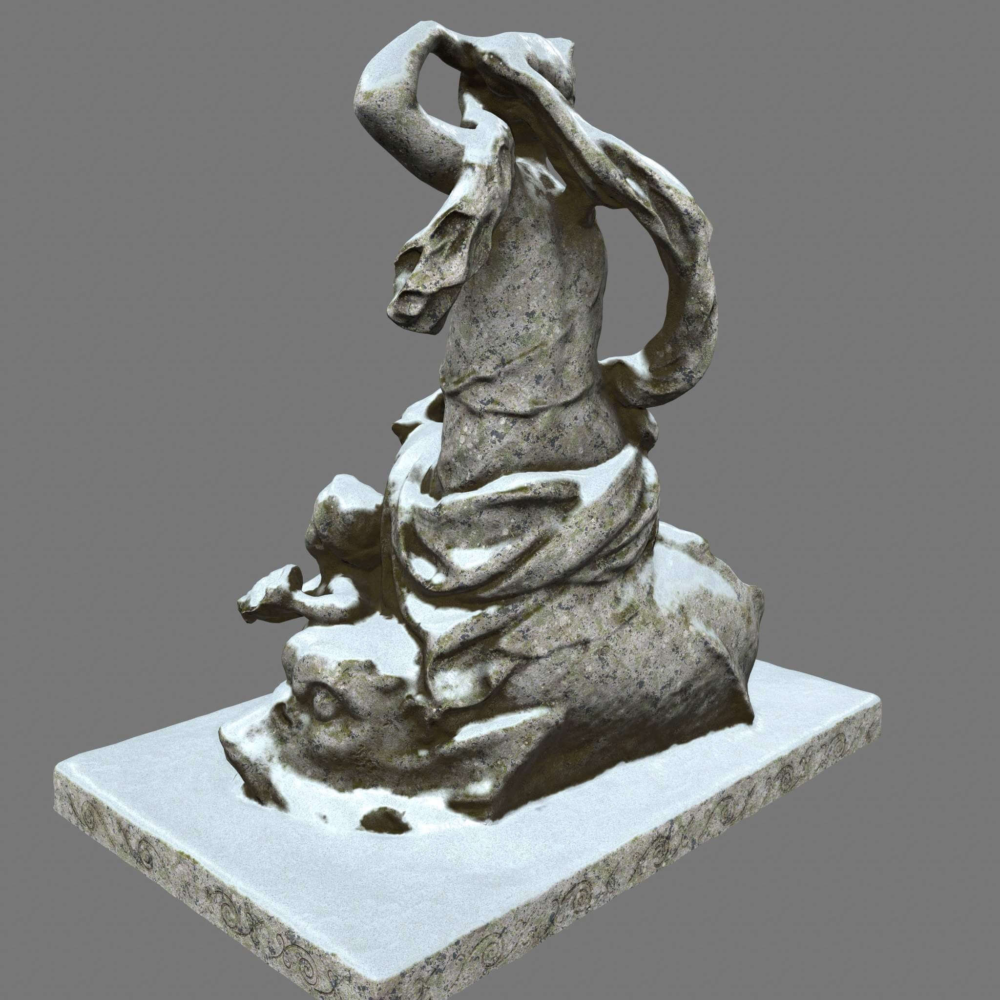 Snow Statue - 3D Model by icekazim