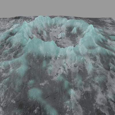 Snow Volcano - 3D Model by icekazim