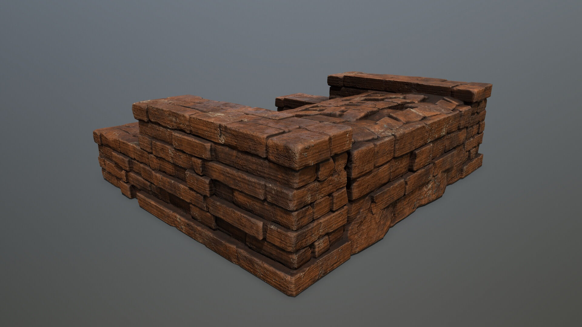 Ruin Stairs - 3D Model by icekazim