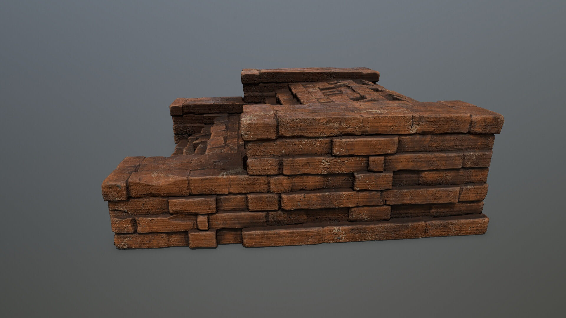 Ruin Stairs - 3D Model by icekazim