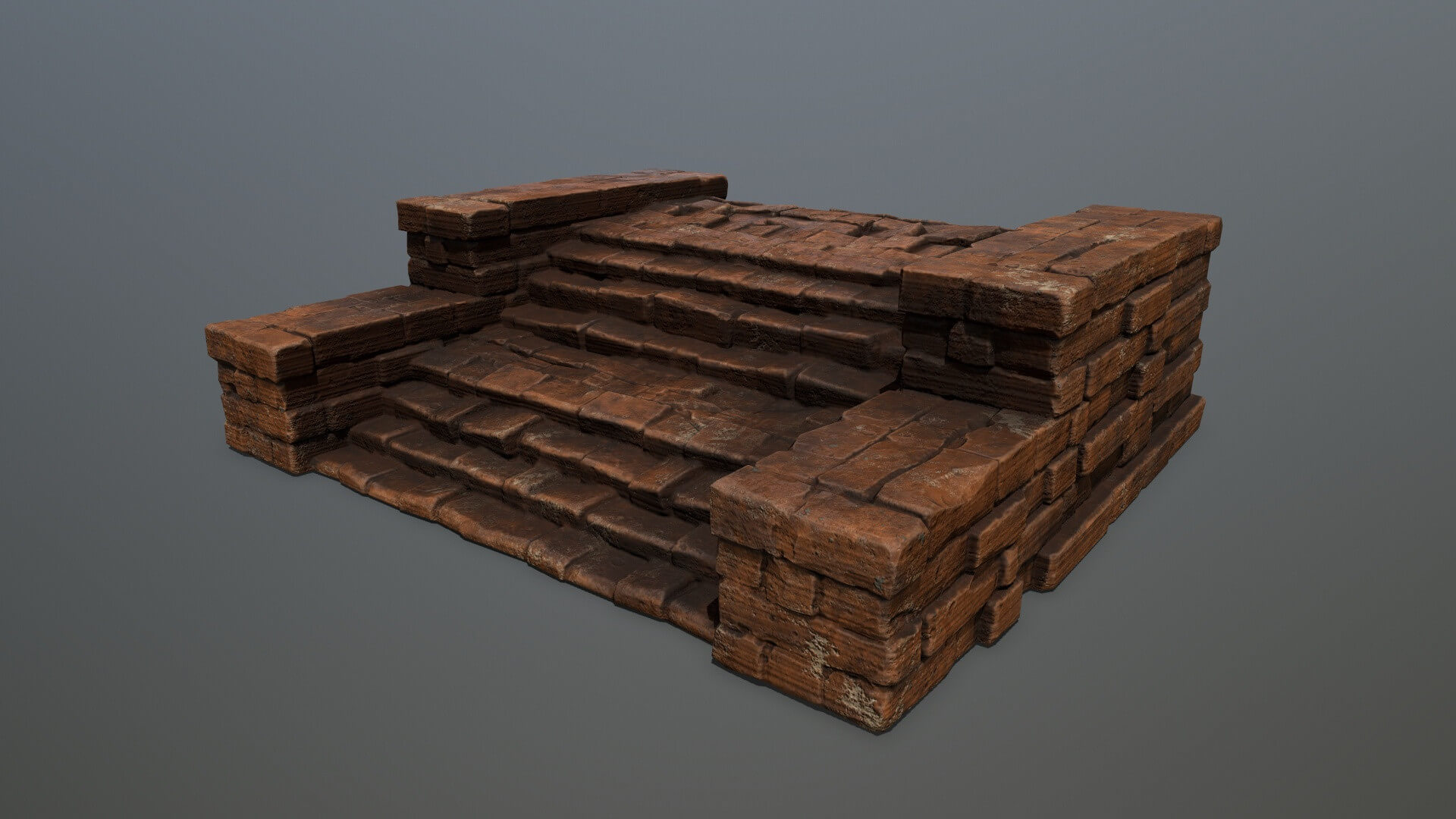 Ruin Stairs - 3D Model by icekazim