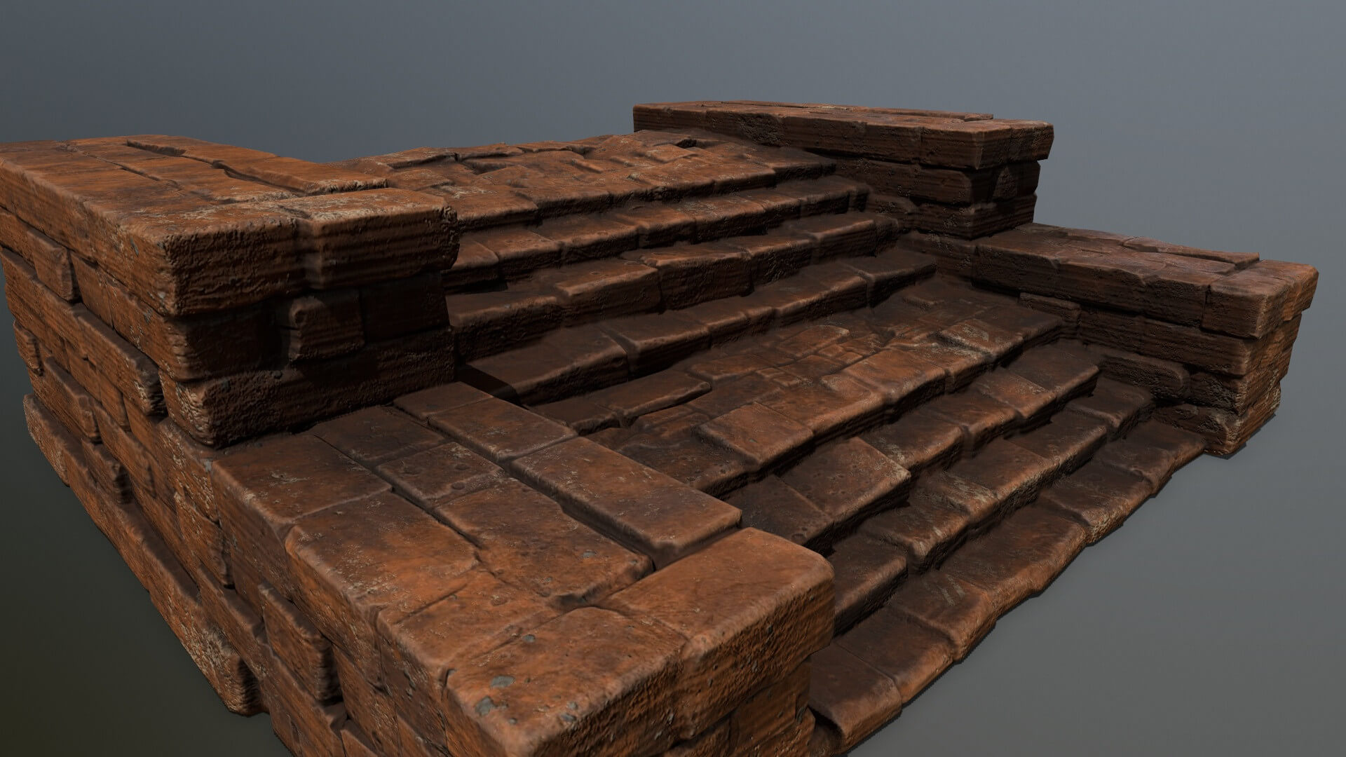 Ruin Stairs - 3D Model by icekazim