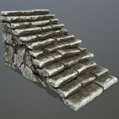 Stairs - 3D Model by icekazim