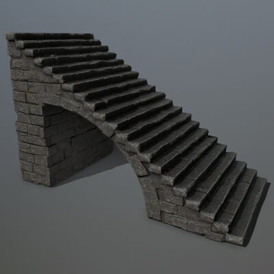 Stairs - 3D Model by icekazim