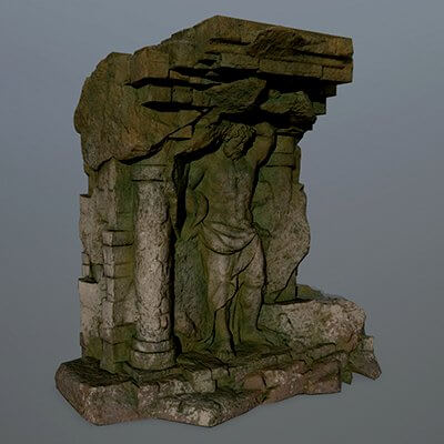 Statue 1 - 3D Model by icekazim