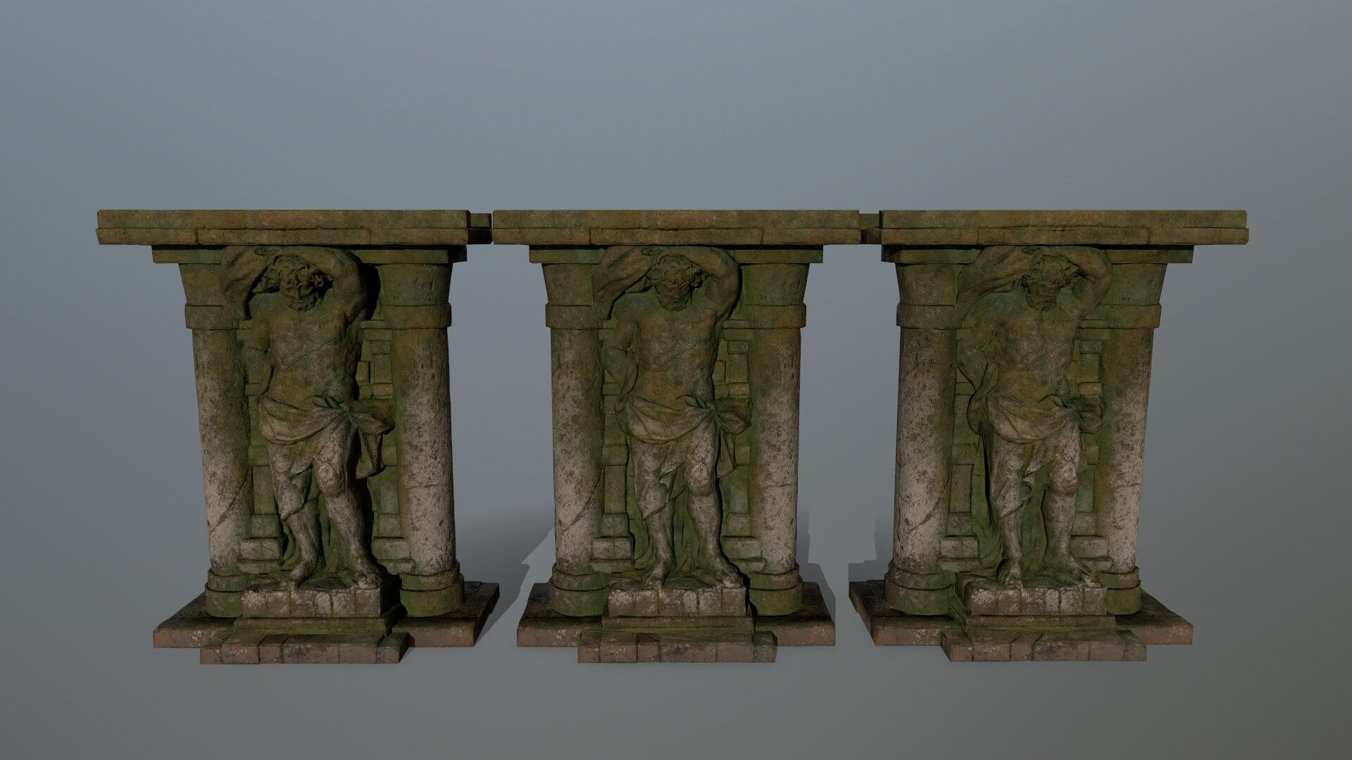 Statue 2 - 3D Model by icekazim