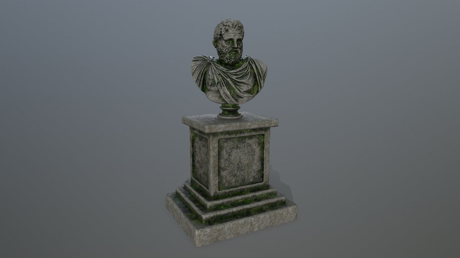 Hercules Statue - 3D Model by icekazim