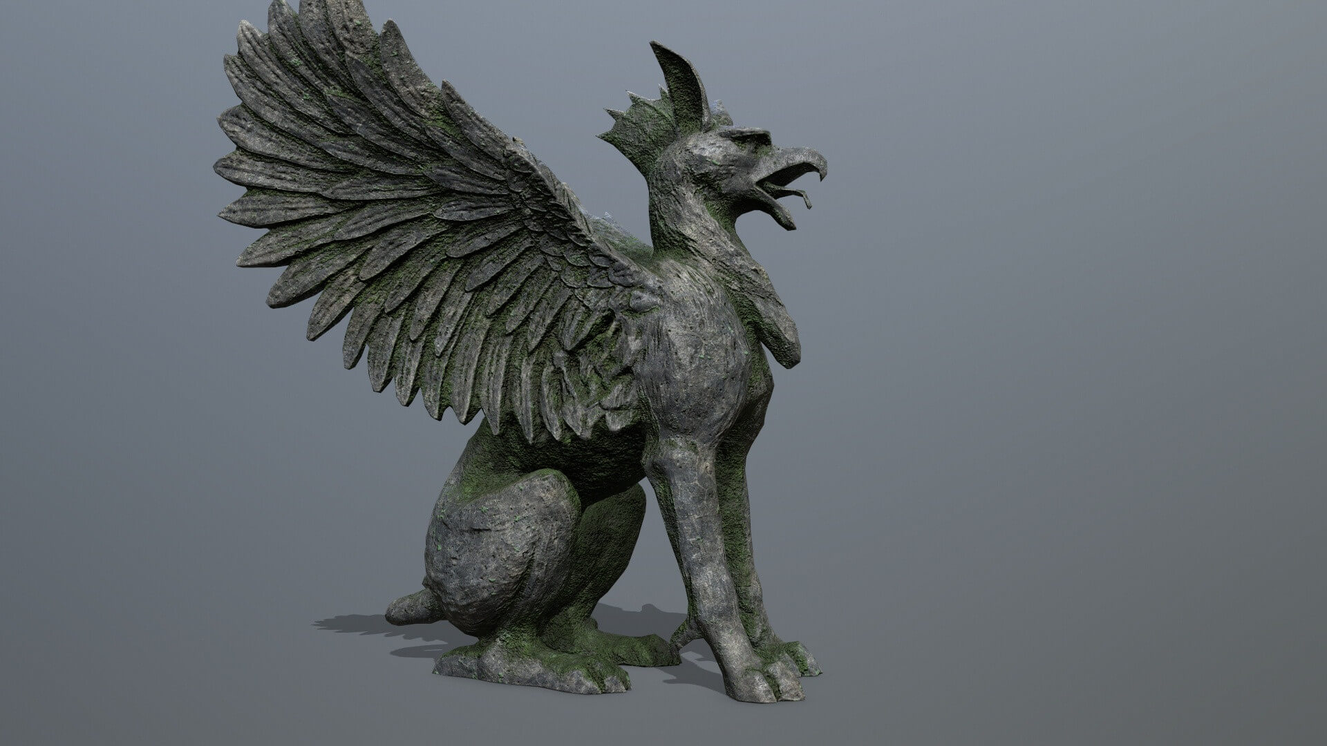 Statue Creature - 3D Model by icekazim