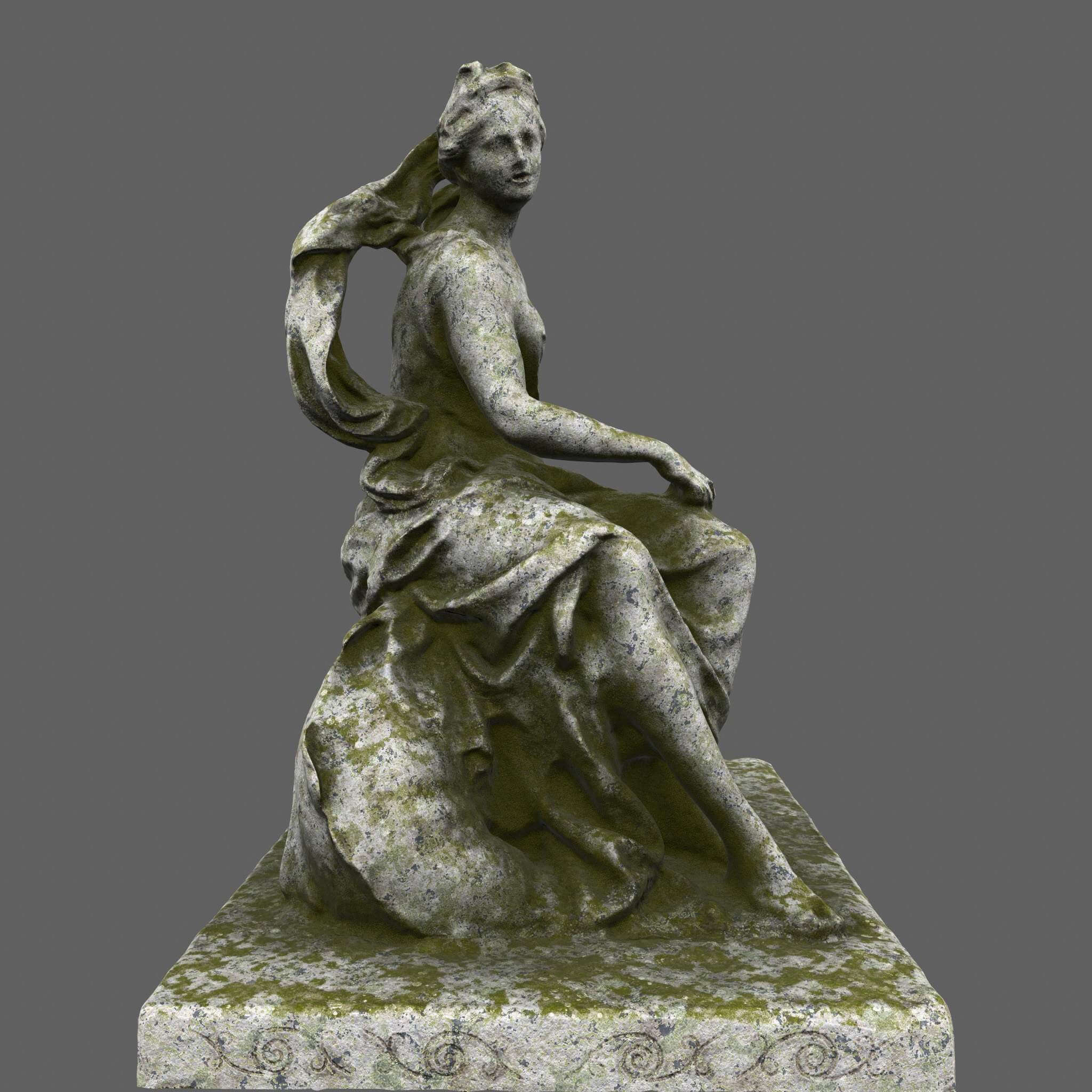 Statue - 3D Model by icekazim