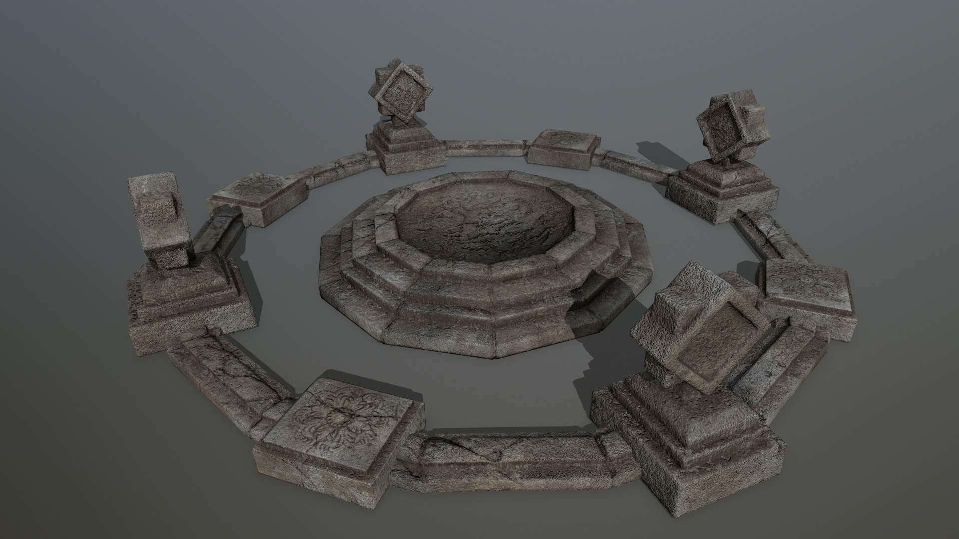 Temple - 3D Model by icekazim
