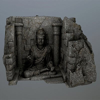 Temple - 3D Model by icekazim