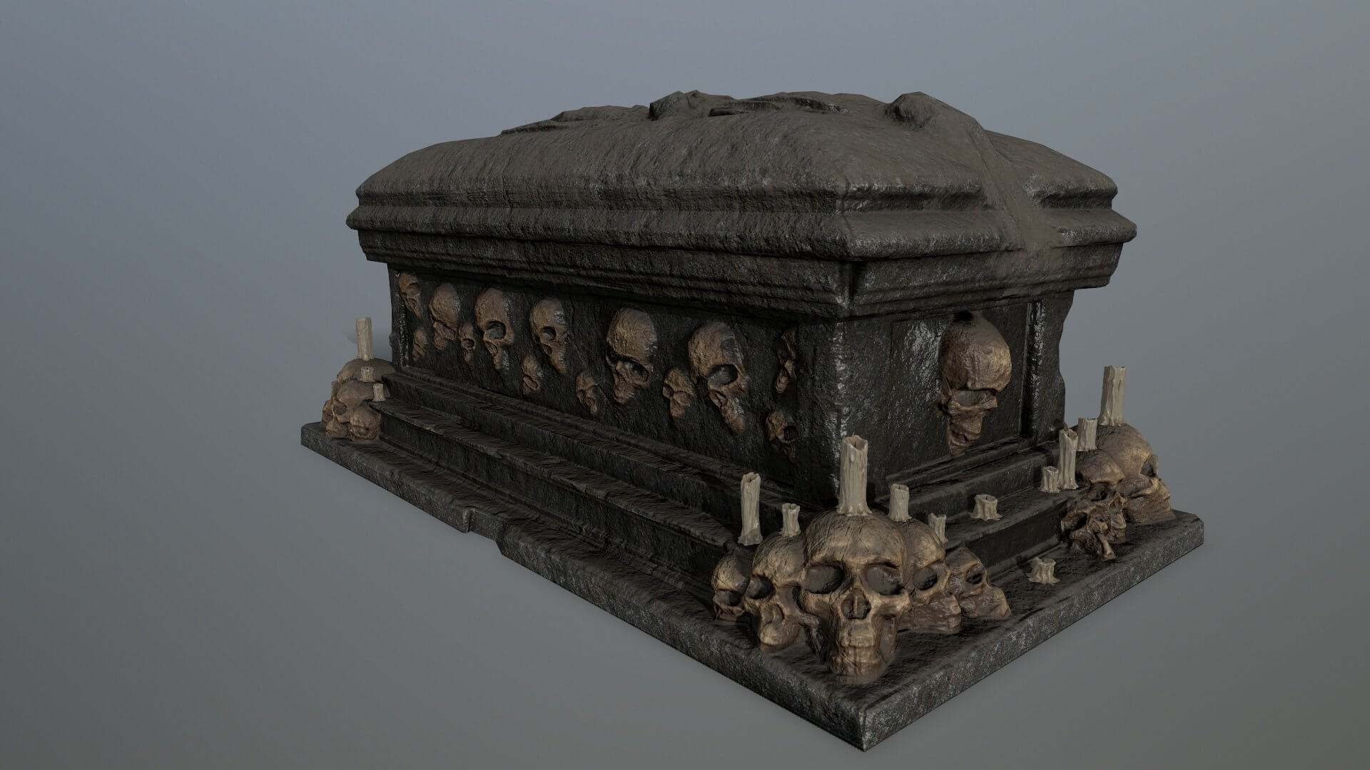 Tomb - 3D Model by icekazim