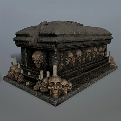 Tomb - 3D Model by icekazim