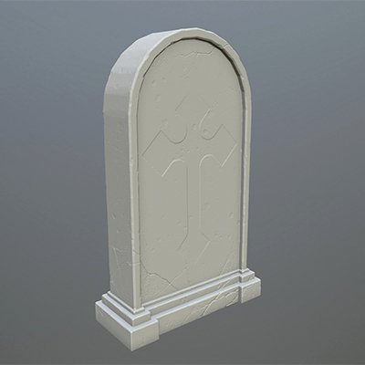 Tombstone 11 - 3D Model by icekazim