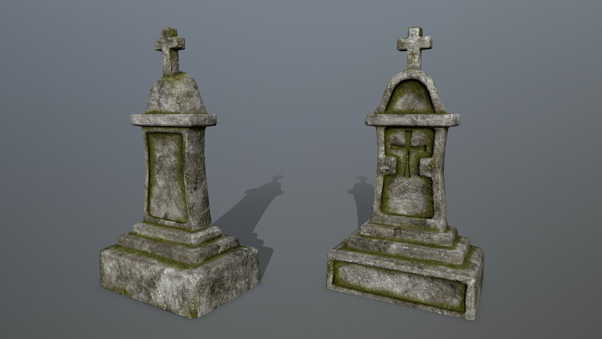 Tombstone Set 1 - 3D Model by icekazim