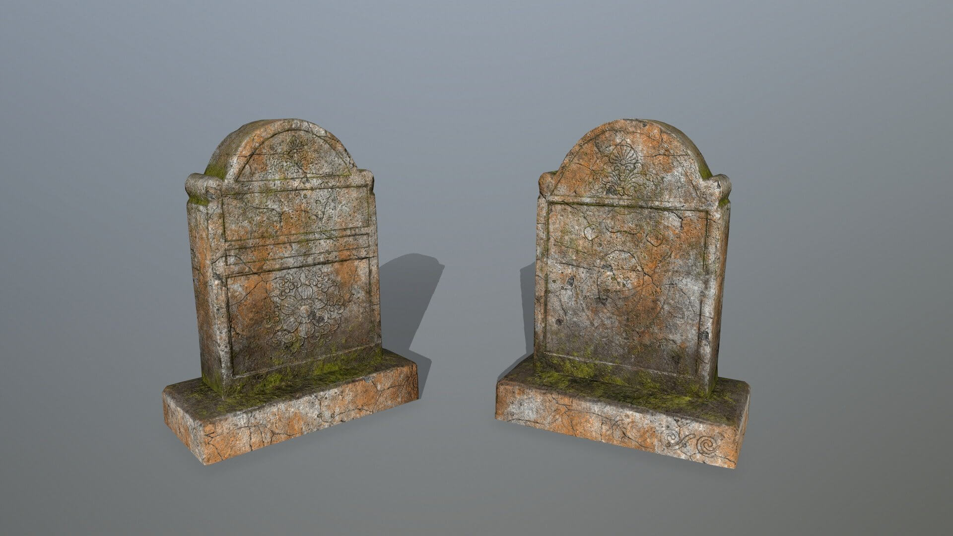 Tombstone Set - 3D Model by icekazim