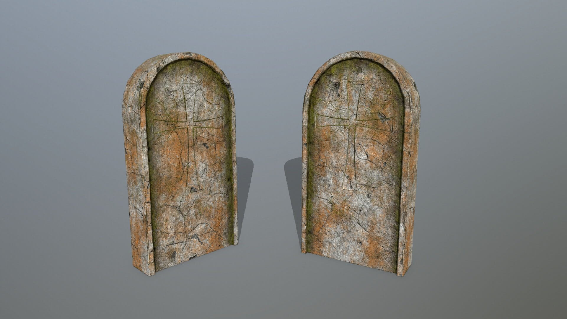 Tombstone Set - 3D Model by icekazim
