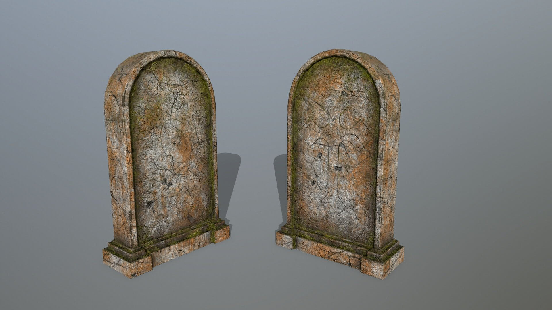 Tombstone Set - 3D Model by icekazim