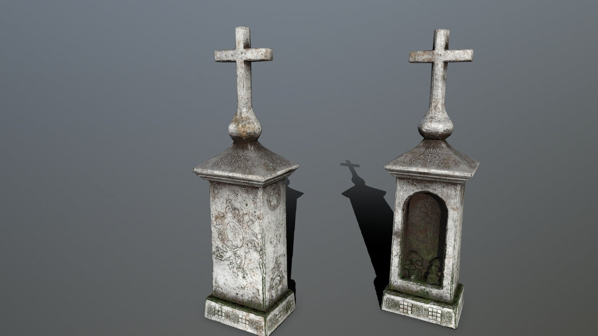 Tombstone Set - 3D Model by icekazim