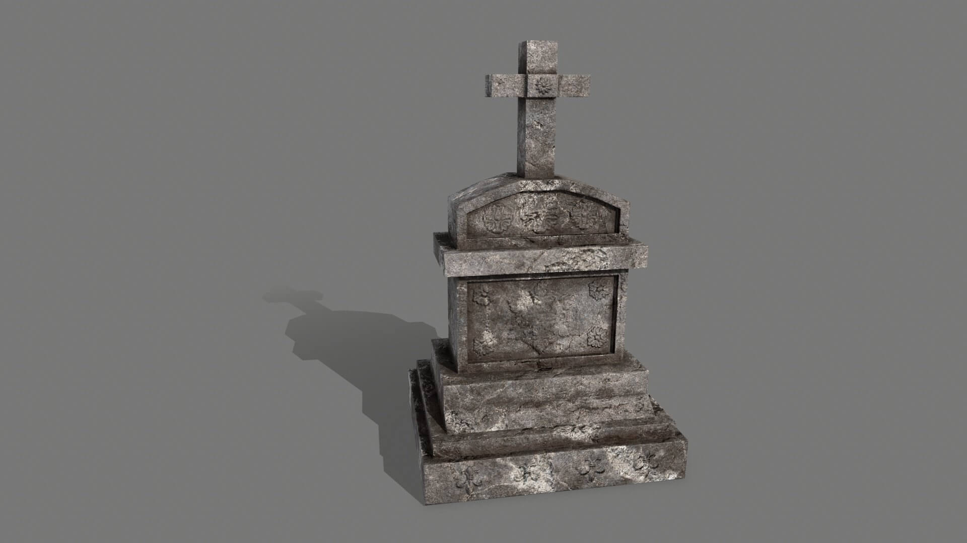 Tombstone Set - 3D Model by icekazim