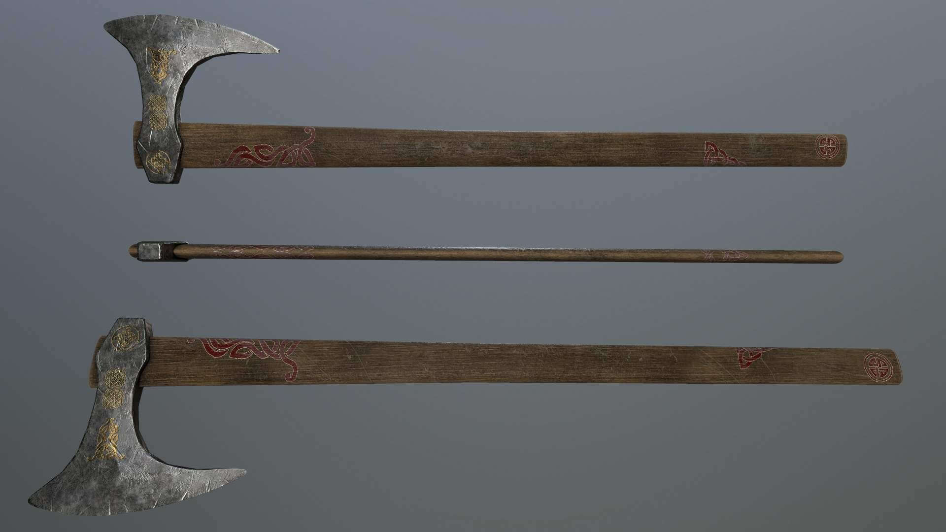 Viking Set - 3D Model by icekazim