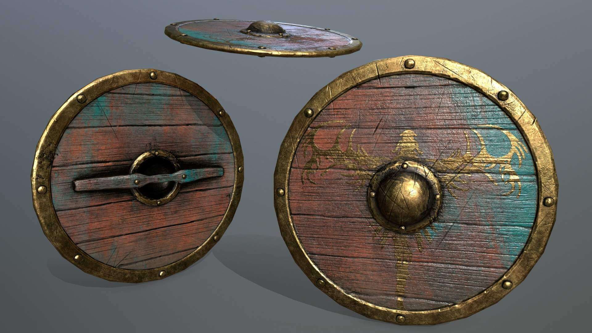 Viking Set - 3D Model by icekazim