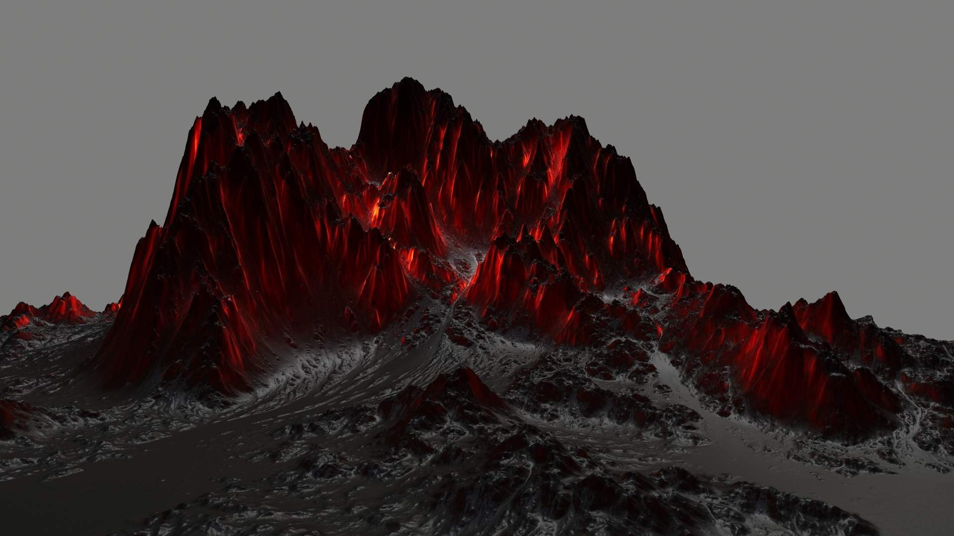 Volcano - 3D Model by icekazim