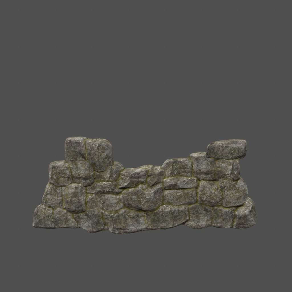 Wall Set - 3D Model by icekazim