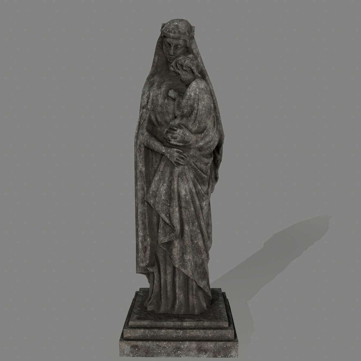 Woman Statue - 3D Model by icekazim