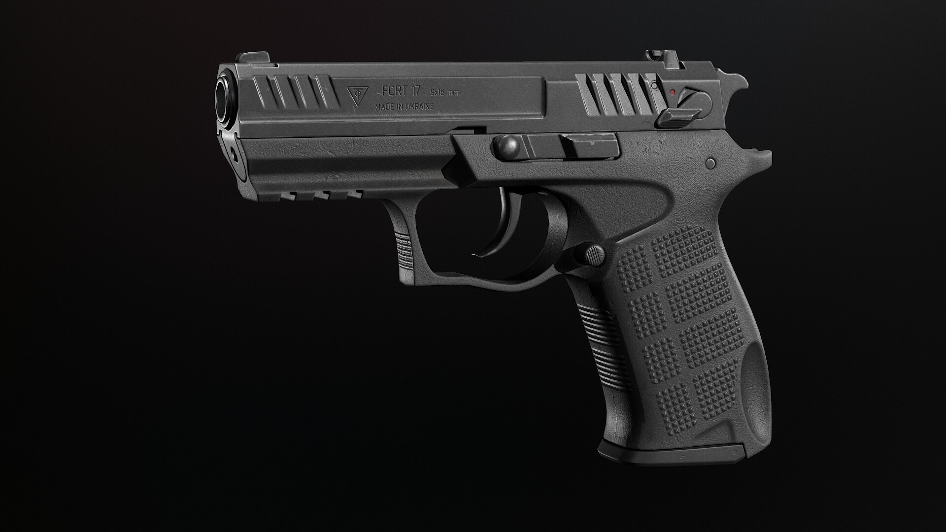 Fort-17 Pistol 3D Model by ICEMAN_3D